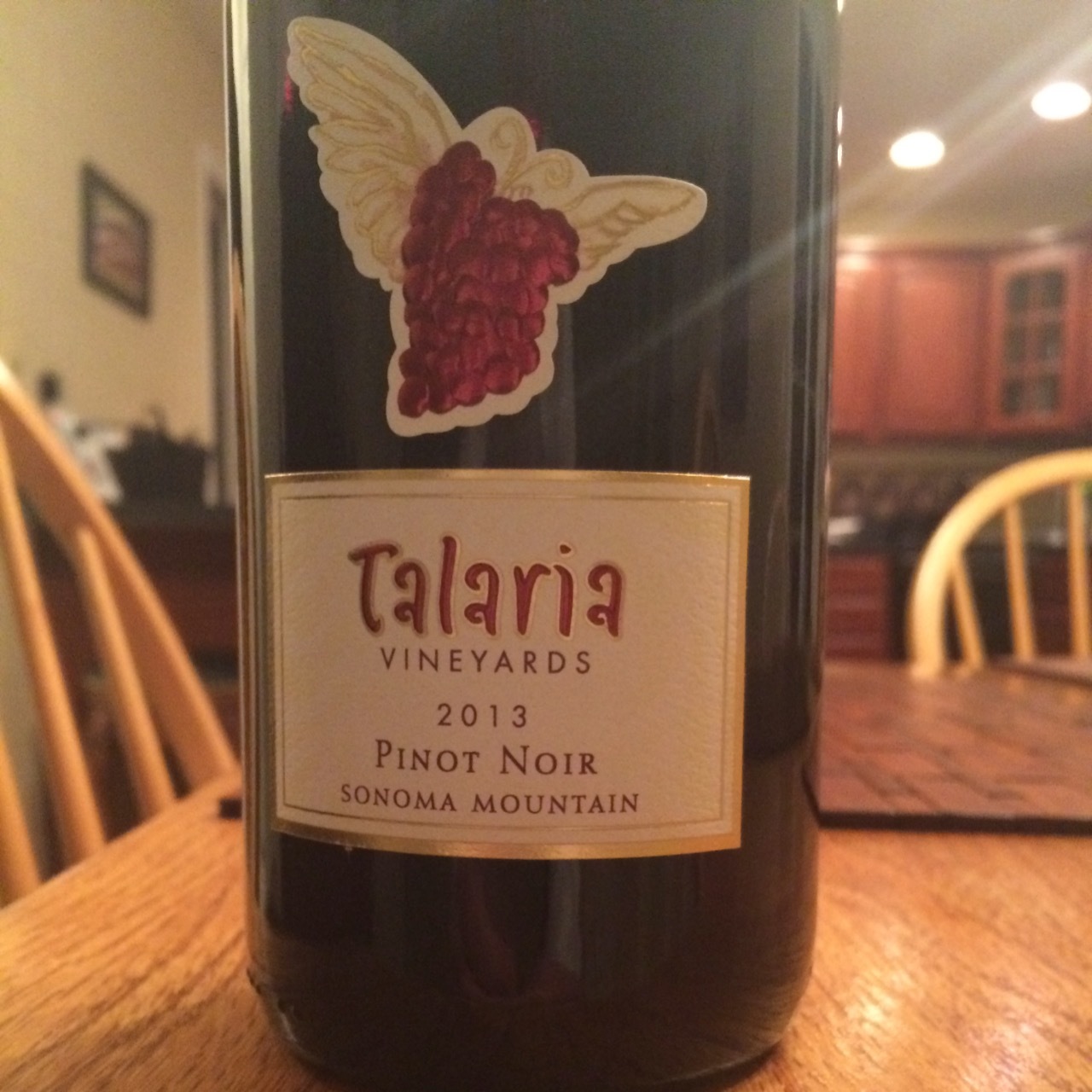 Talaria Vineyards Sonoma Mountain Pinot Noir