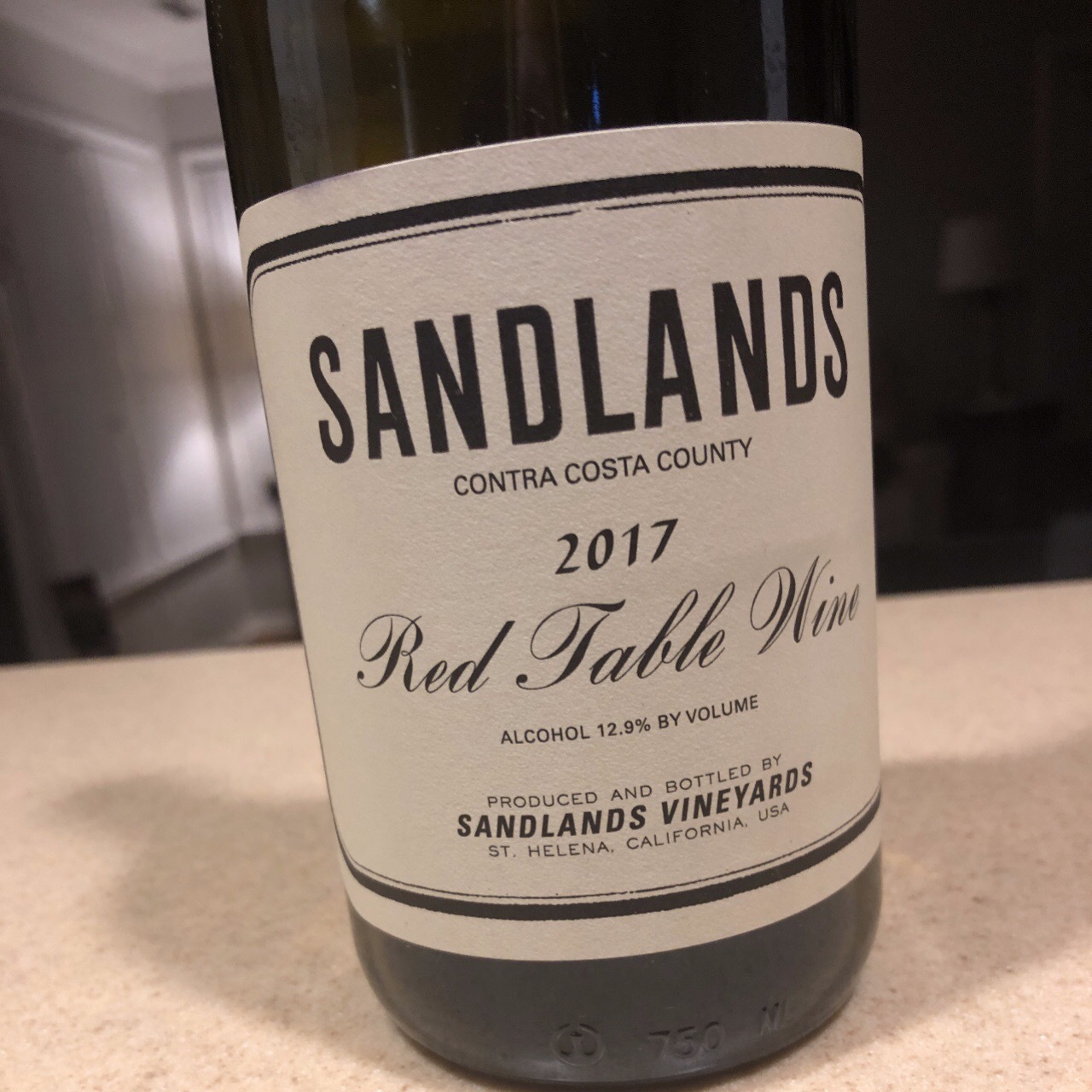 Sandlands Contra Costa County Red Table Wine