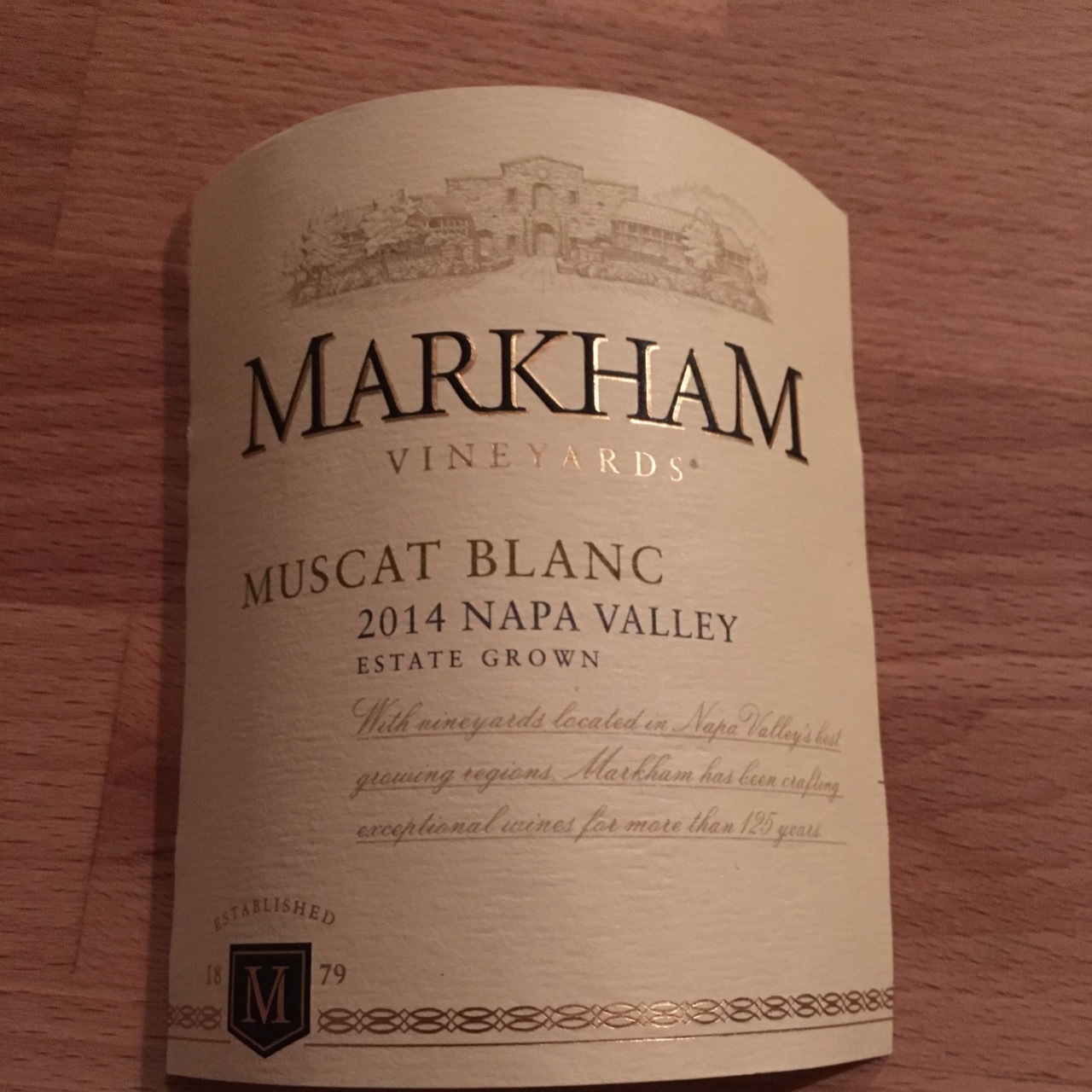 Markham Vineyards Napa Valley Muscat Blanc
