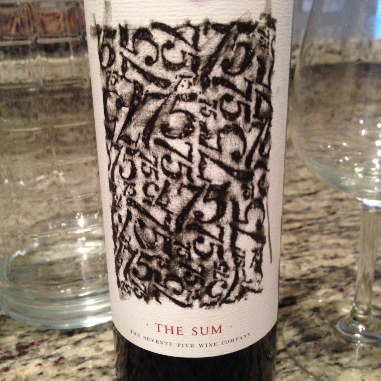The Seventy Five Wine Company The Sum Red Blend